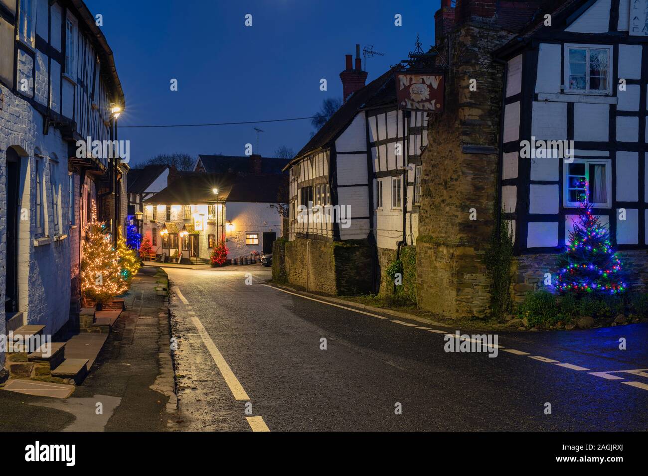 Pembridge herefordshire england tudor architecture hi-res stock ...