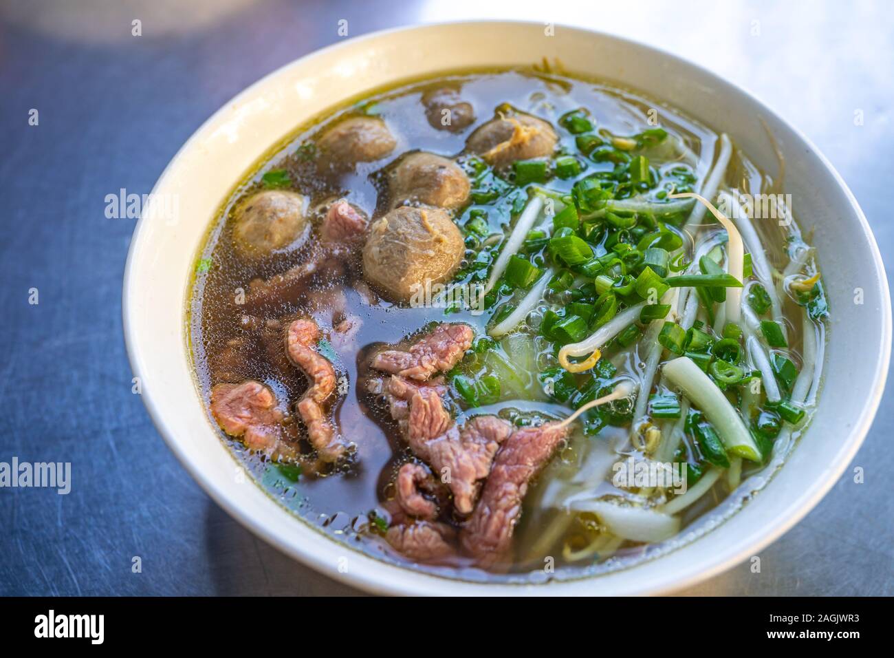Closeup vietnam pho soup hi-res stock photography and images - Alamy