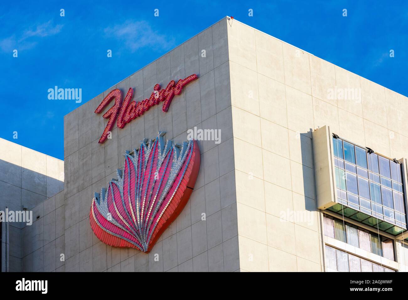 Flamingo logo hi-res stock photography and images - Alamy