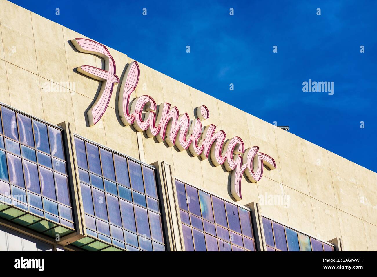 Flamingo logo hi-res stock photography and images - Alamy