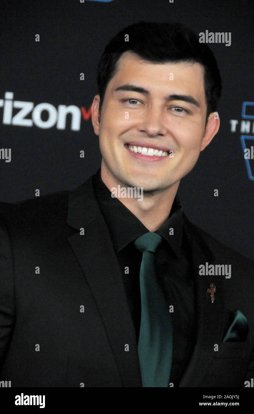 Hollywood, California, USA 16th December 2019 Actor Christopher Sean ...