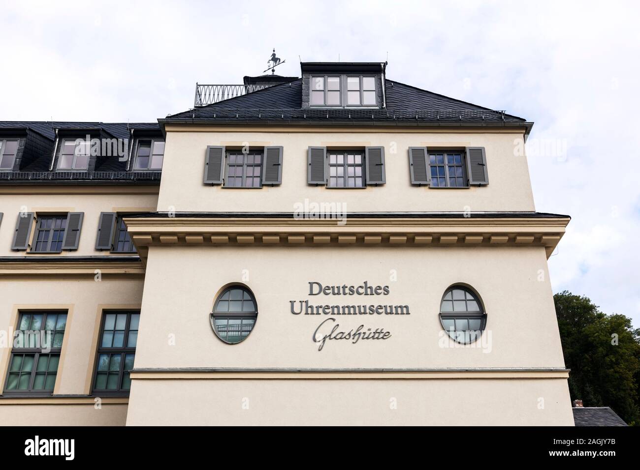 German clock museum Glashutte Stock Photo - Alamy