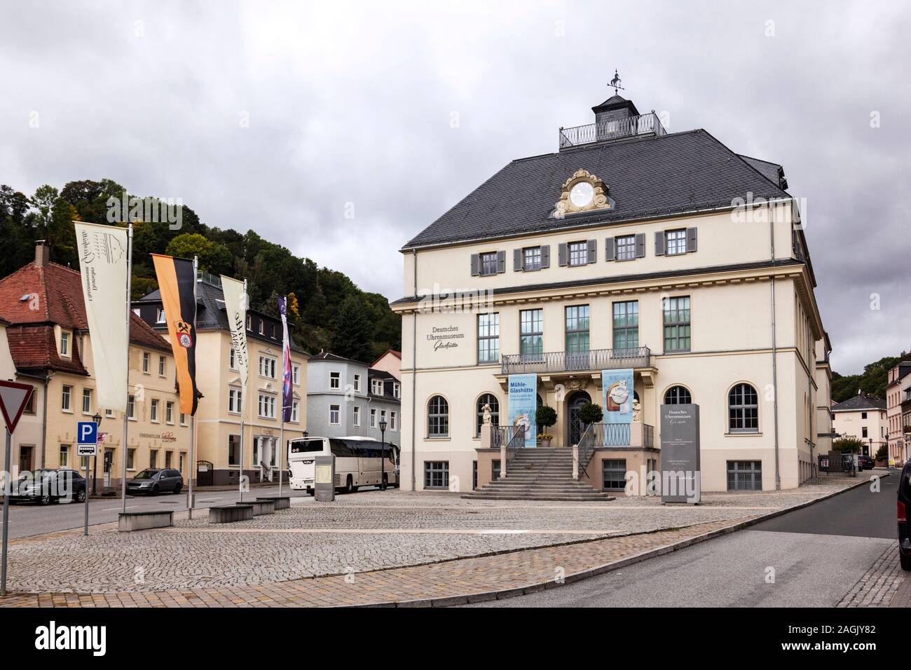 German clock museum Glashutte Stock Photo - Alamy