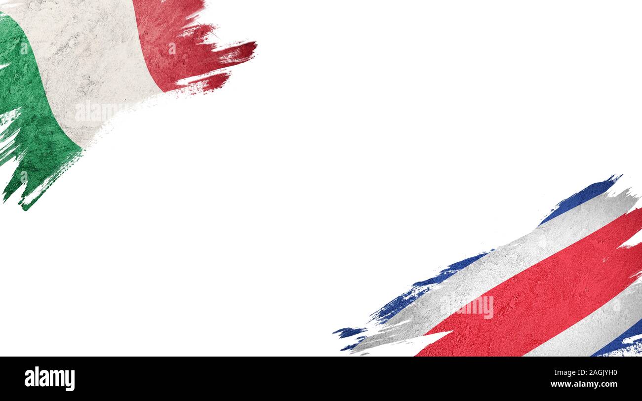 Costa rica italy flag hi-res stock photography and images - Alamy