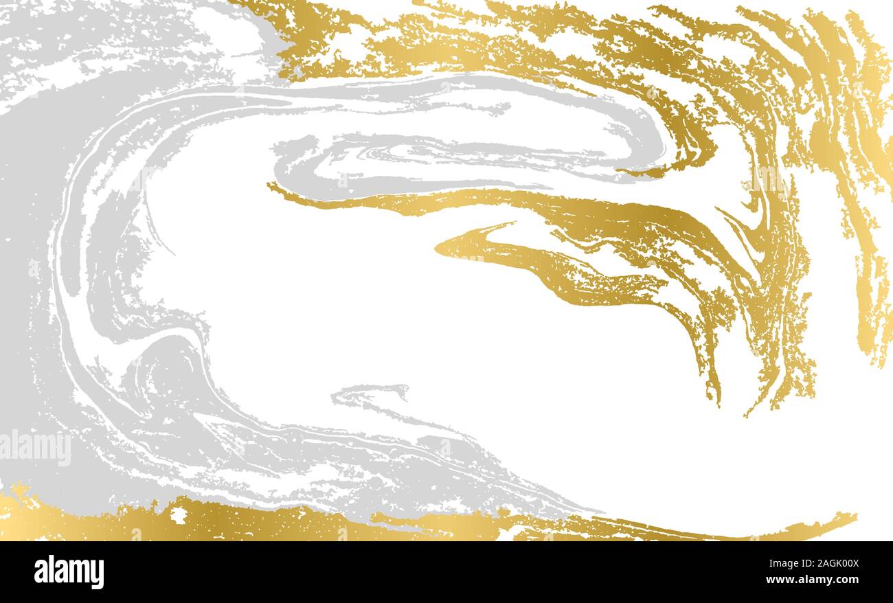 Green and gold ripple of agate background. Golden powder marble Stock ...