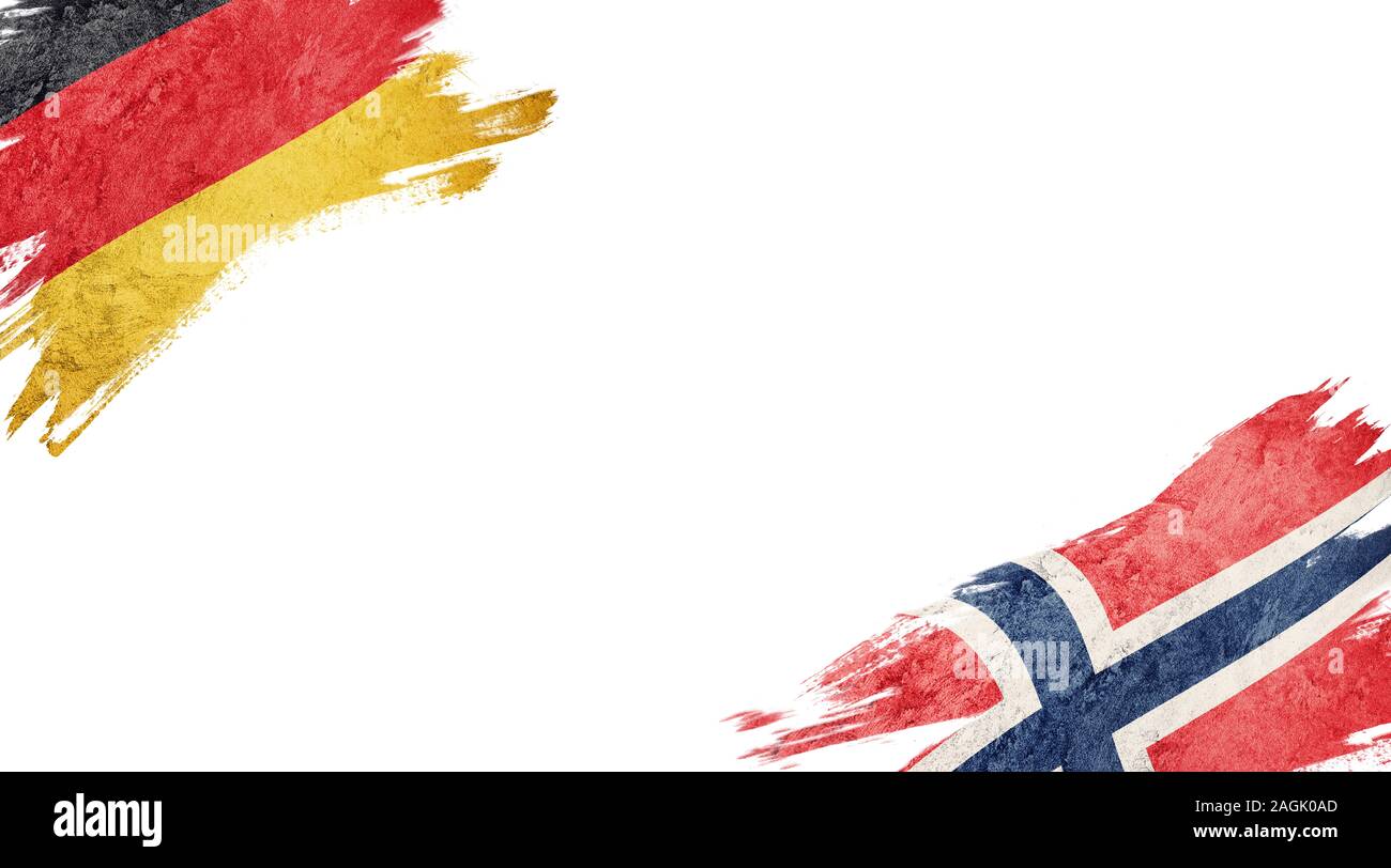 Germany vs norway flags Cut Out Stock Images & Pictures - Alamy