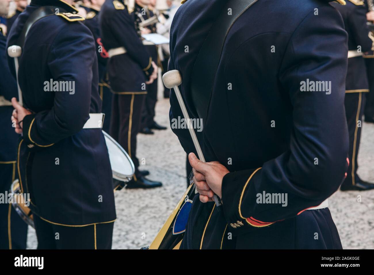 Musician drummer military uniform hi-res stock photography and images ...