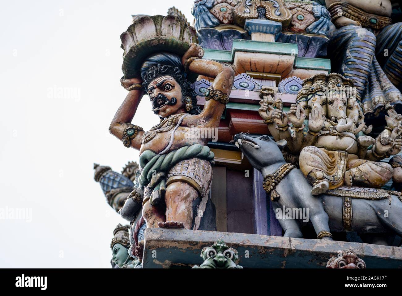 Hindu kovil temple detail in hi-res stock photography and images - Alamy