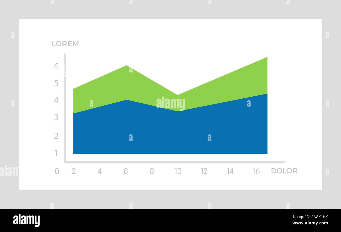 Set of green and blue elements for infographic presentation slides with ...