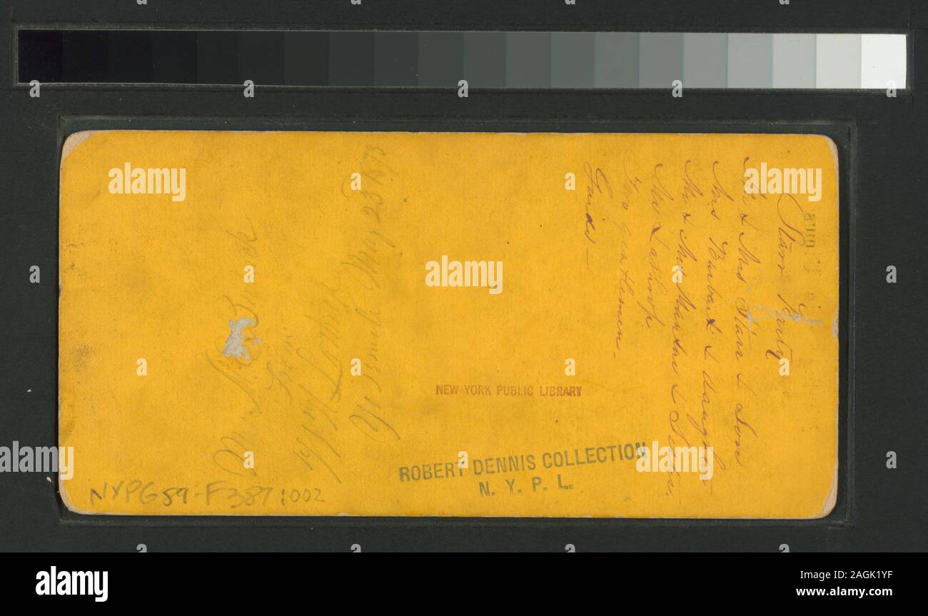 Mr & Mrs Starr & Party by J. J. Reilly, Reilly & Ormsby and J. J ...