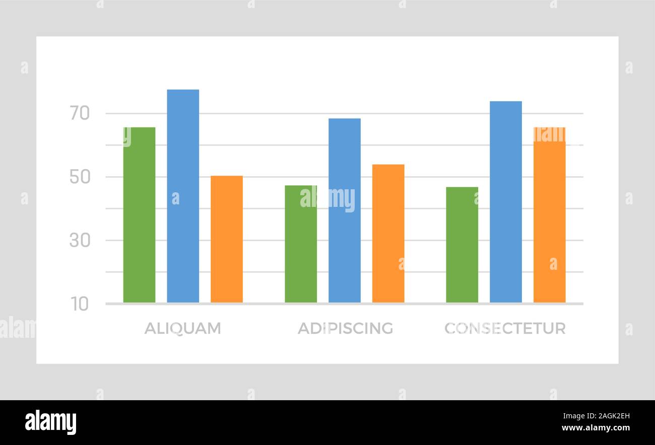Set of green and blue, orange elements for infographic presentation ...
