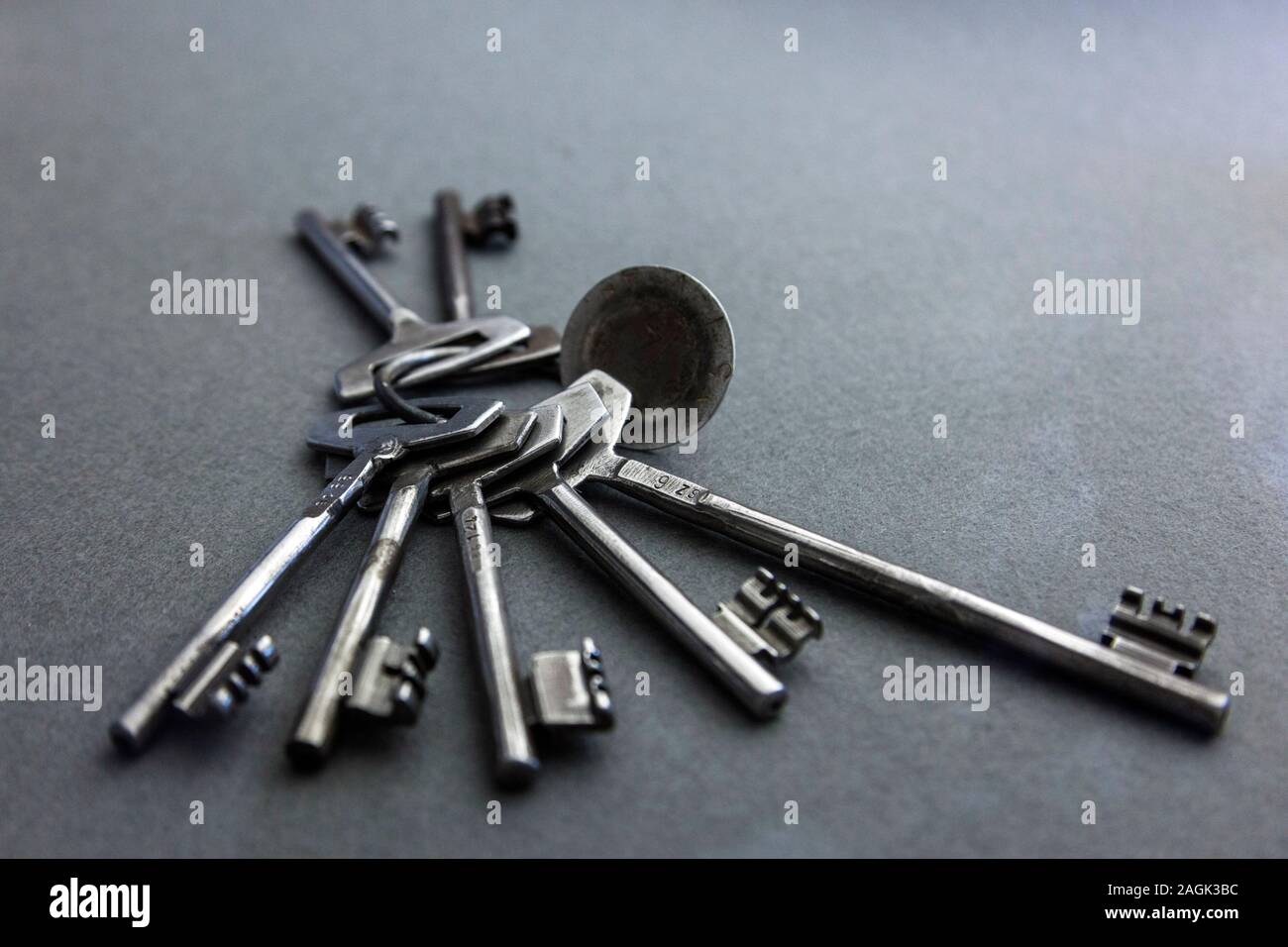Old prison keys hi-res stock photography and images - Alamy