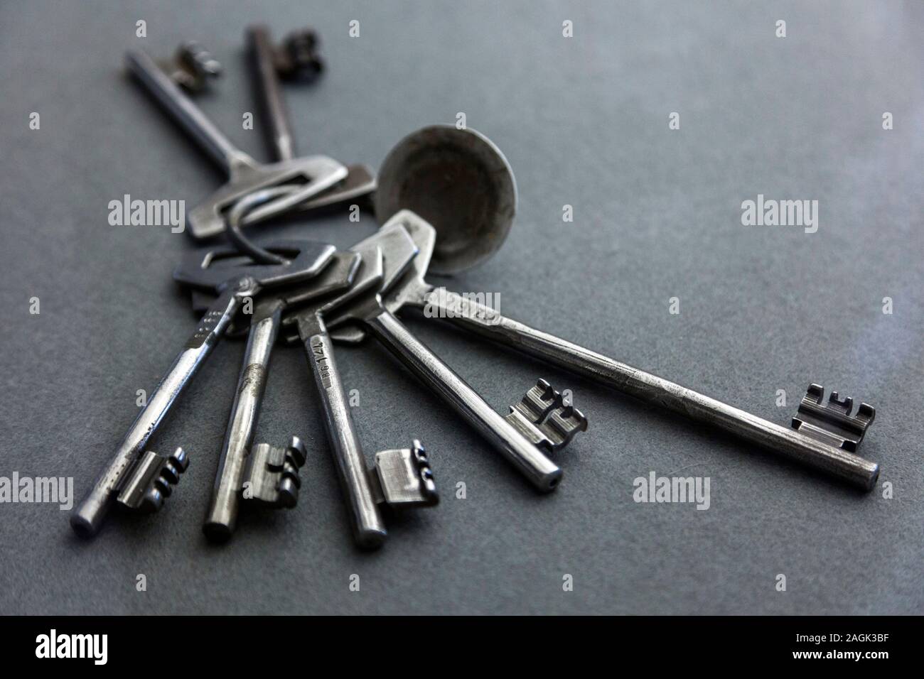 Old prison keys hi-res stock photography and images - Alamy