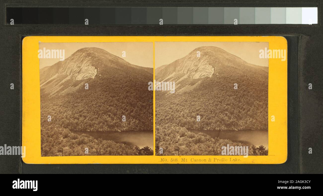 Mt Cannon & Profile Lake by Kilburn Brothers and B.W. Kilburn.; Mt ...