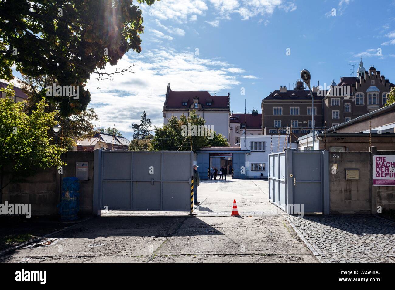Bautzen Memorial shows the Bautzen II prison, intended for political ...