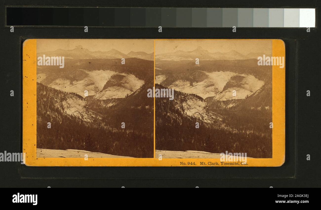 Mt Clark, Yosemite, Cal published by Kilburn Brothers and B. W. Kilburn ...