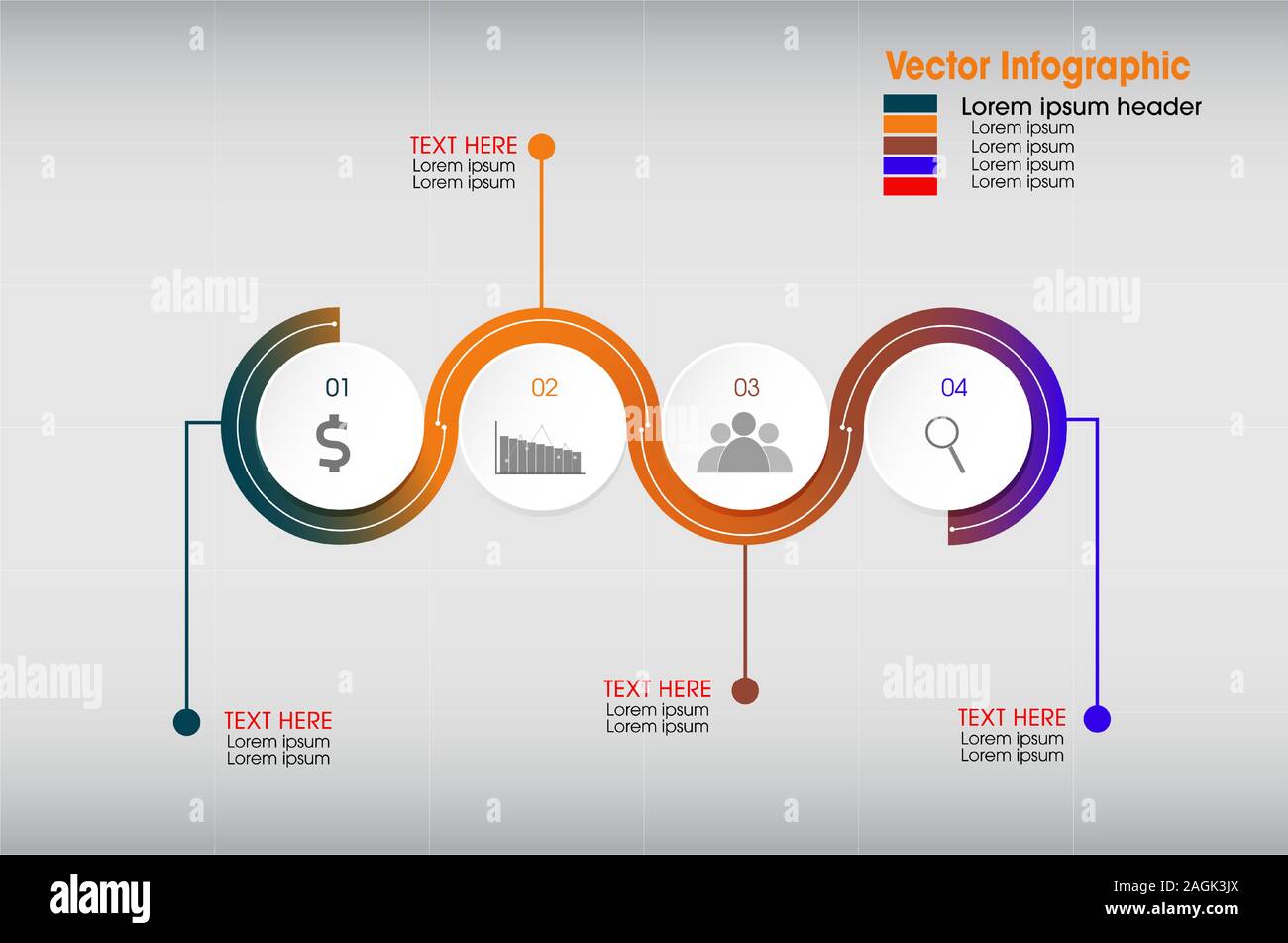 infographics work flow presentation - illustrate a strategy, workflow ...
