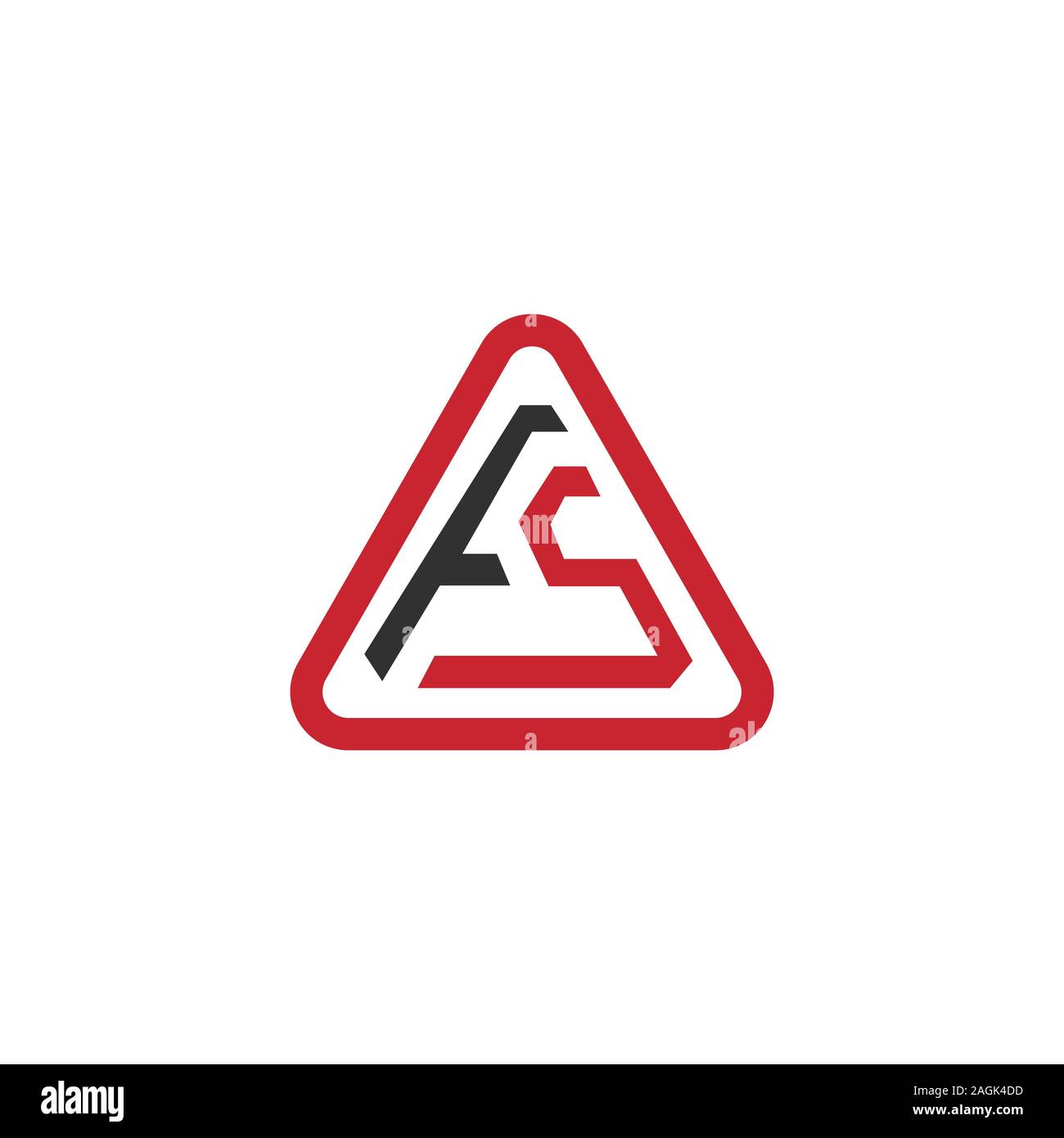 initial letter fs or sf logo vector design Stock Vector Image & Art - Alamy