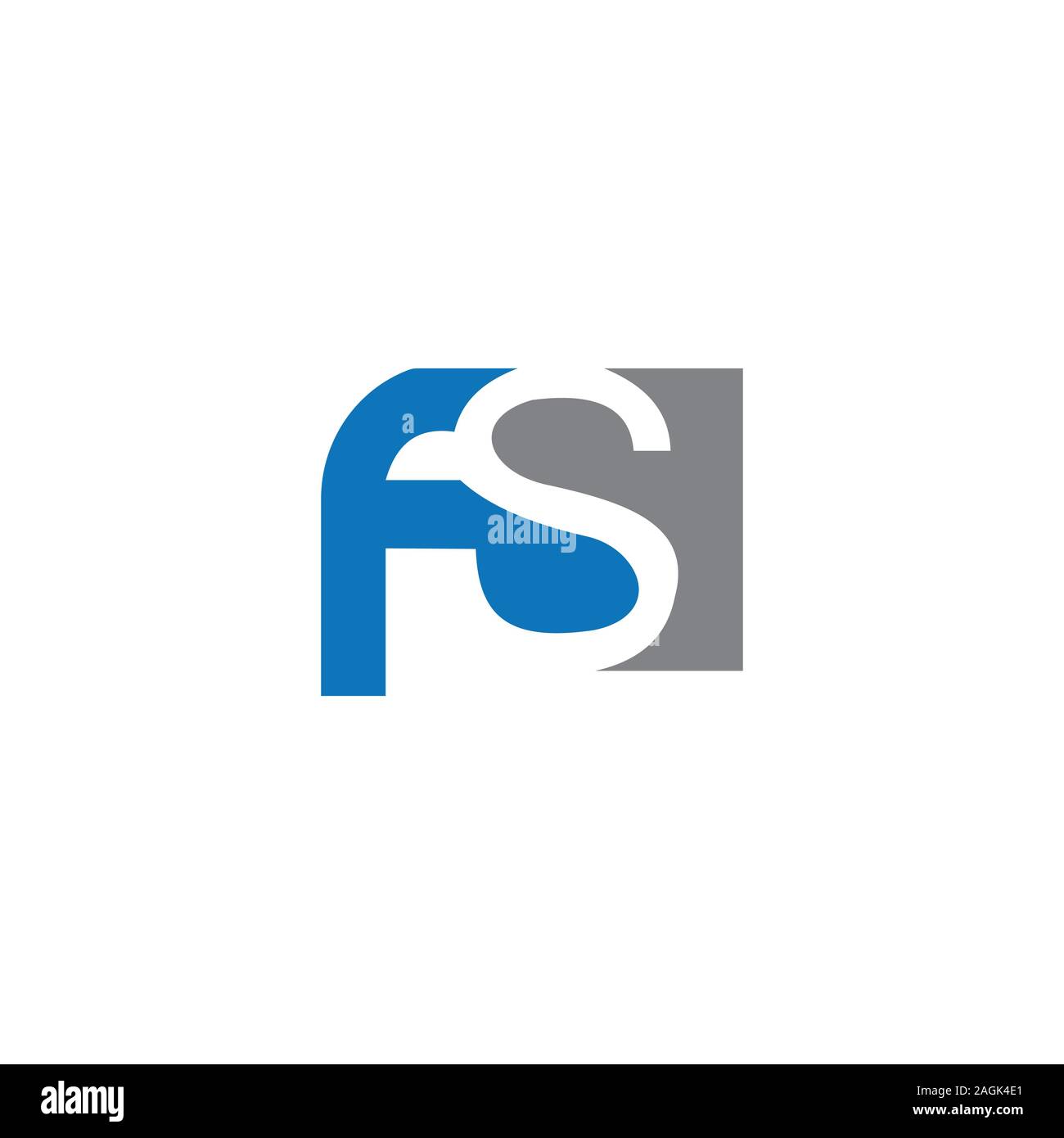 initial letter fs or sf logo vector design Stock Vector Image & Art - Alamy