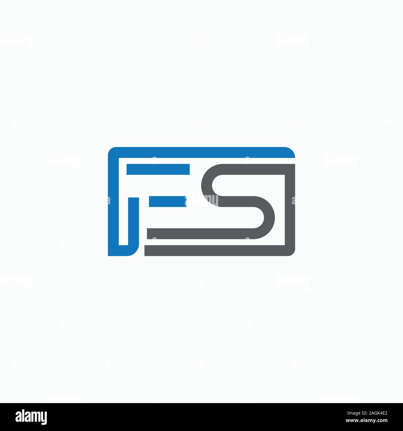 initial letter fs or sf logo vector design Stock Vector Image & Art - Alamy