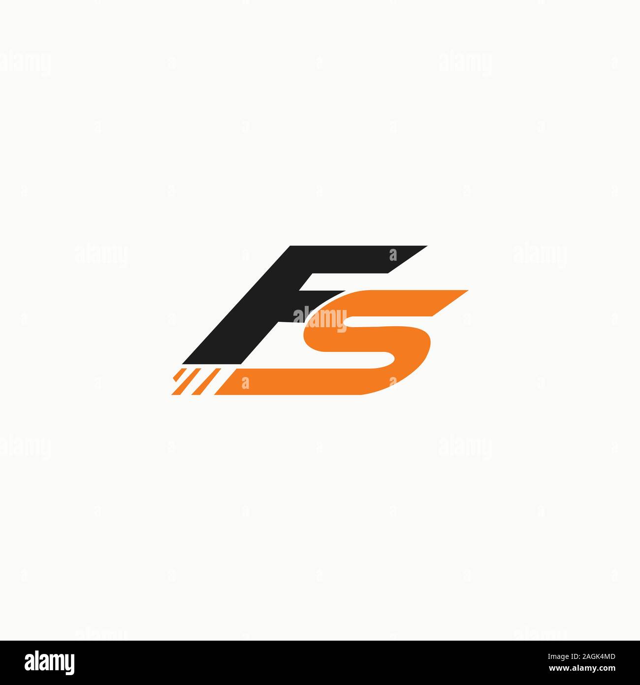 initial letter fs or sf logo vector design Stock Vector Image & Art - Alamy