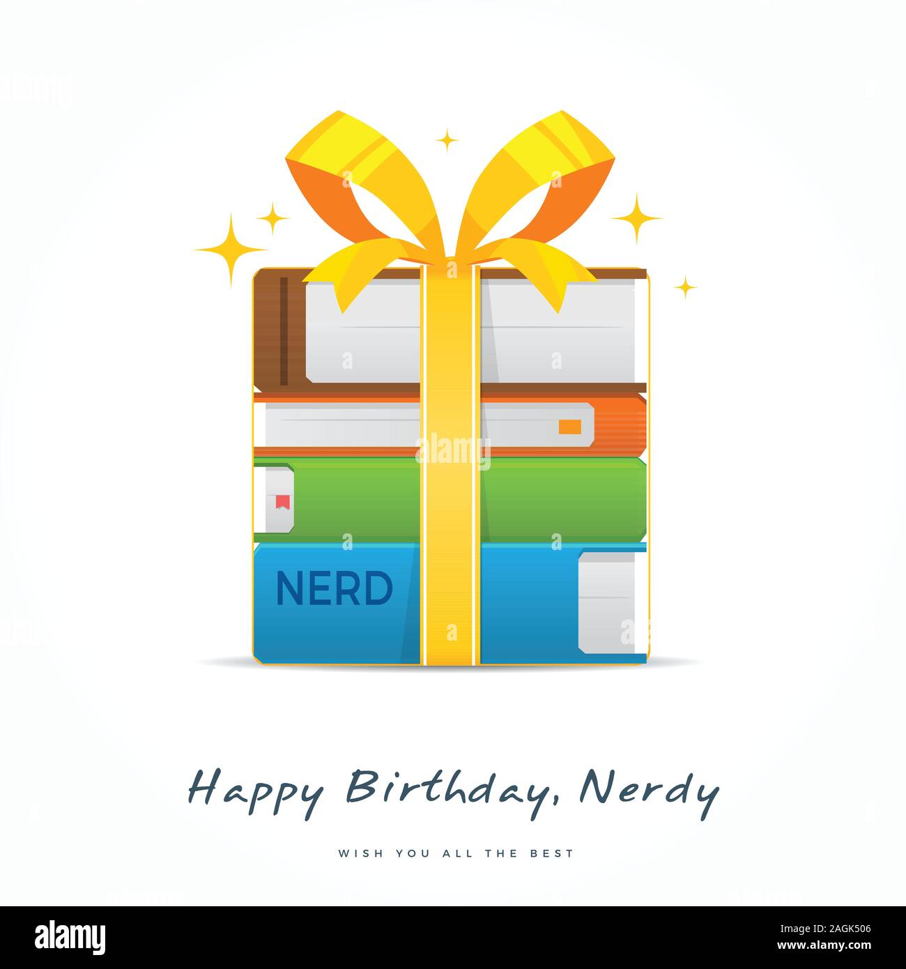 Book gift card Stock Vector Images - Alamy