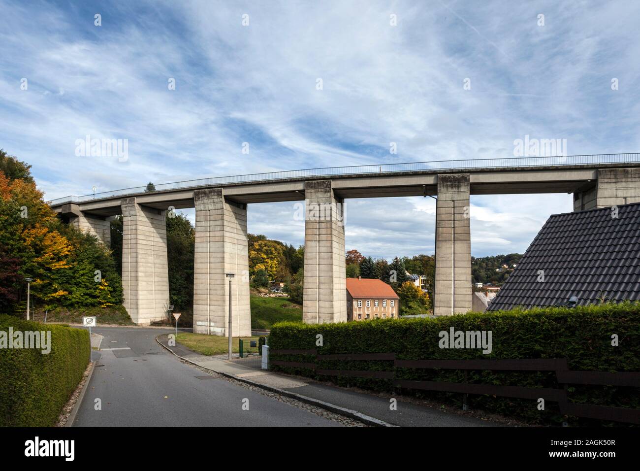Viaduct in Sebnitz Stock Photo - Alamy