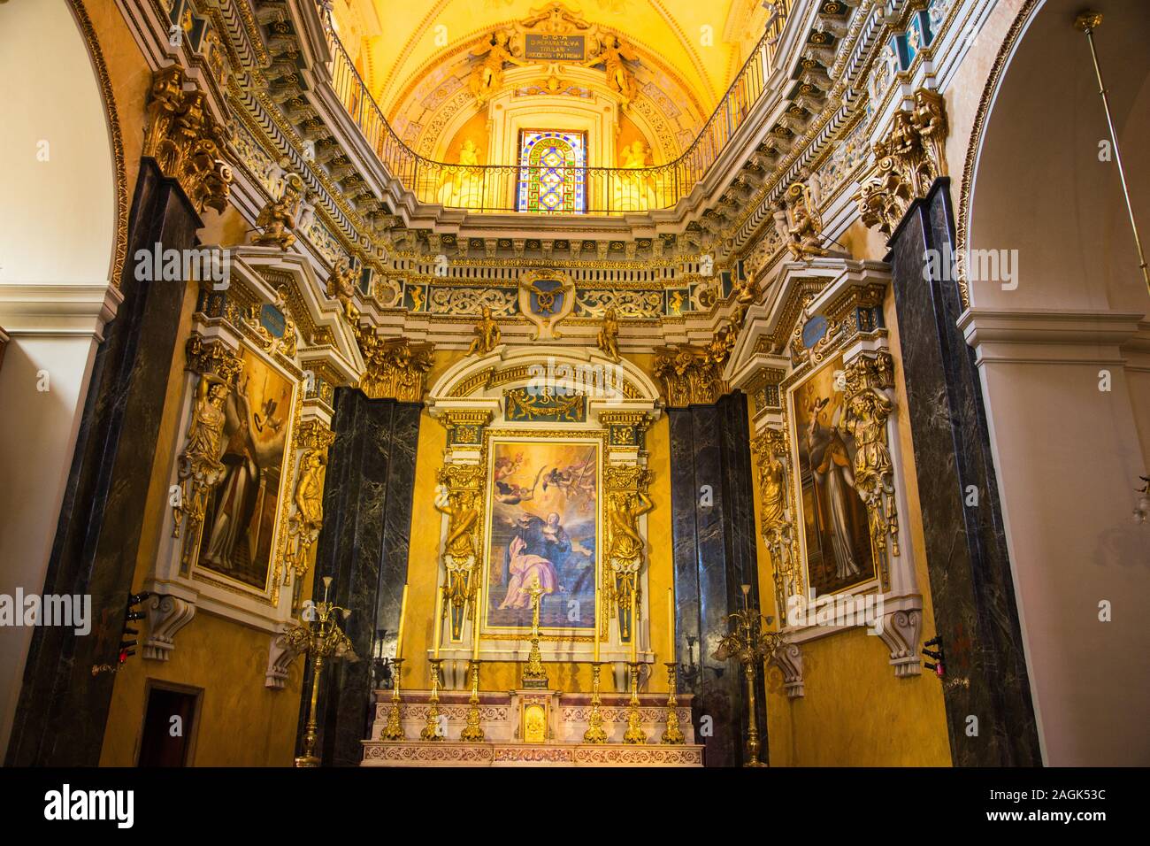 Saint rosalie and the virgin chapel cathedrale sainte reparate s hi-res ...