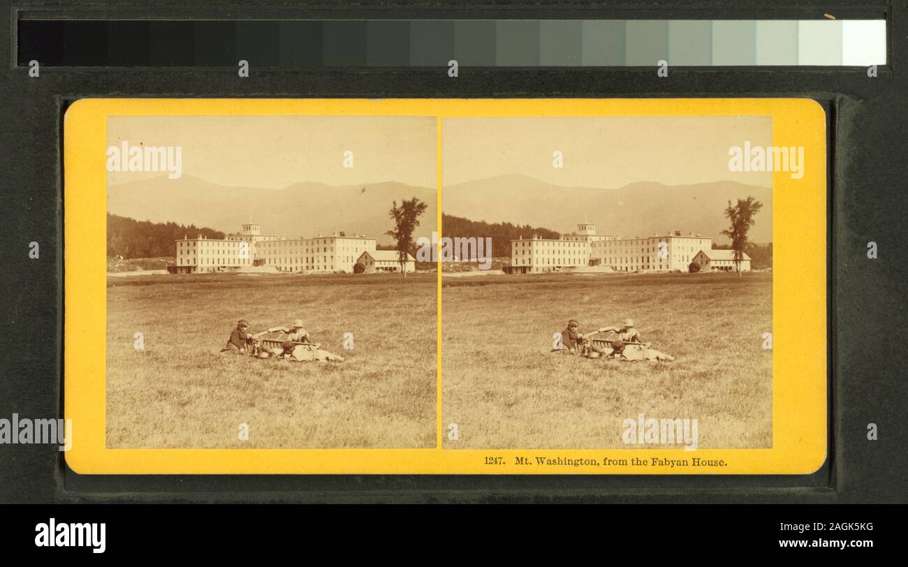 Mt Washington, from the Fabyan House Mt. Washington, from the Fabyan ...