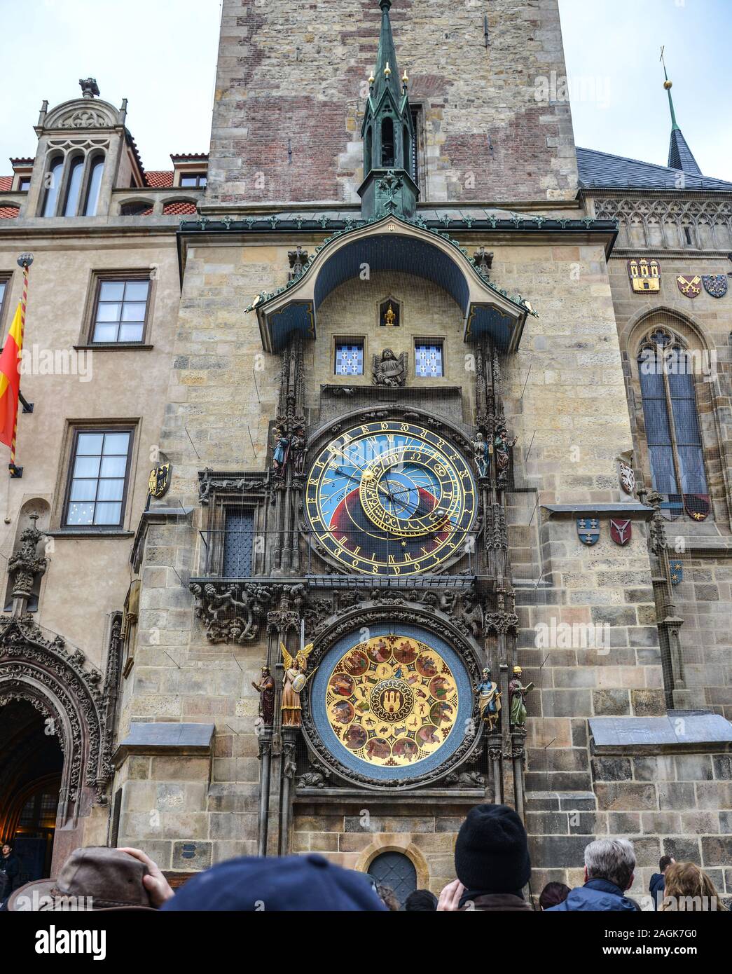 Prague, Czech - Oct 23, 2018. The Prague Astronomical Clock (or Orloj ...
