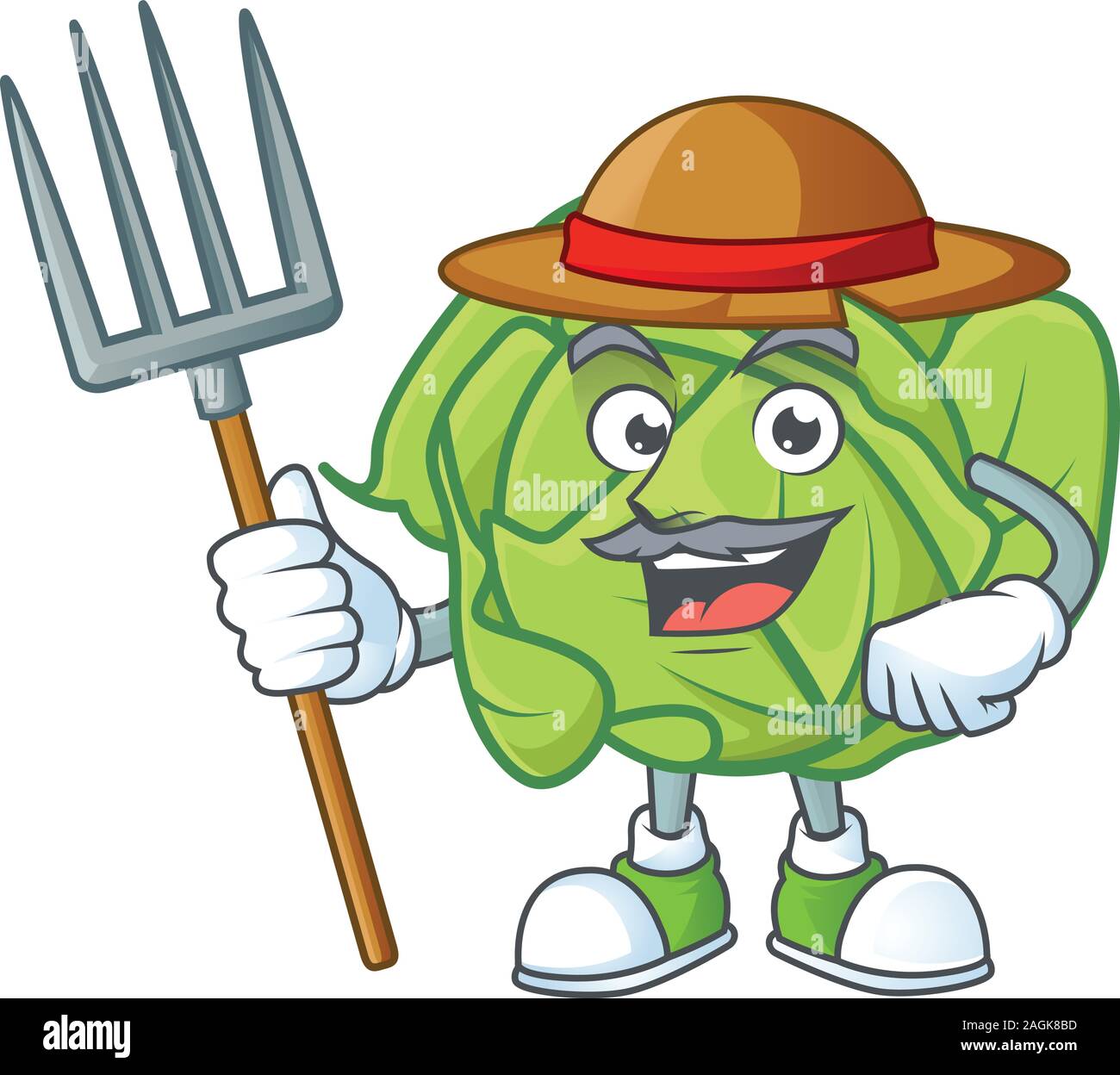 Cabbage grower Stock Vector Images - Alamy