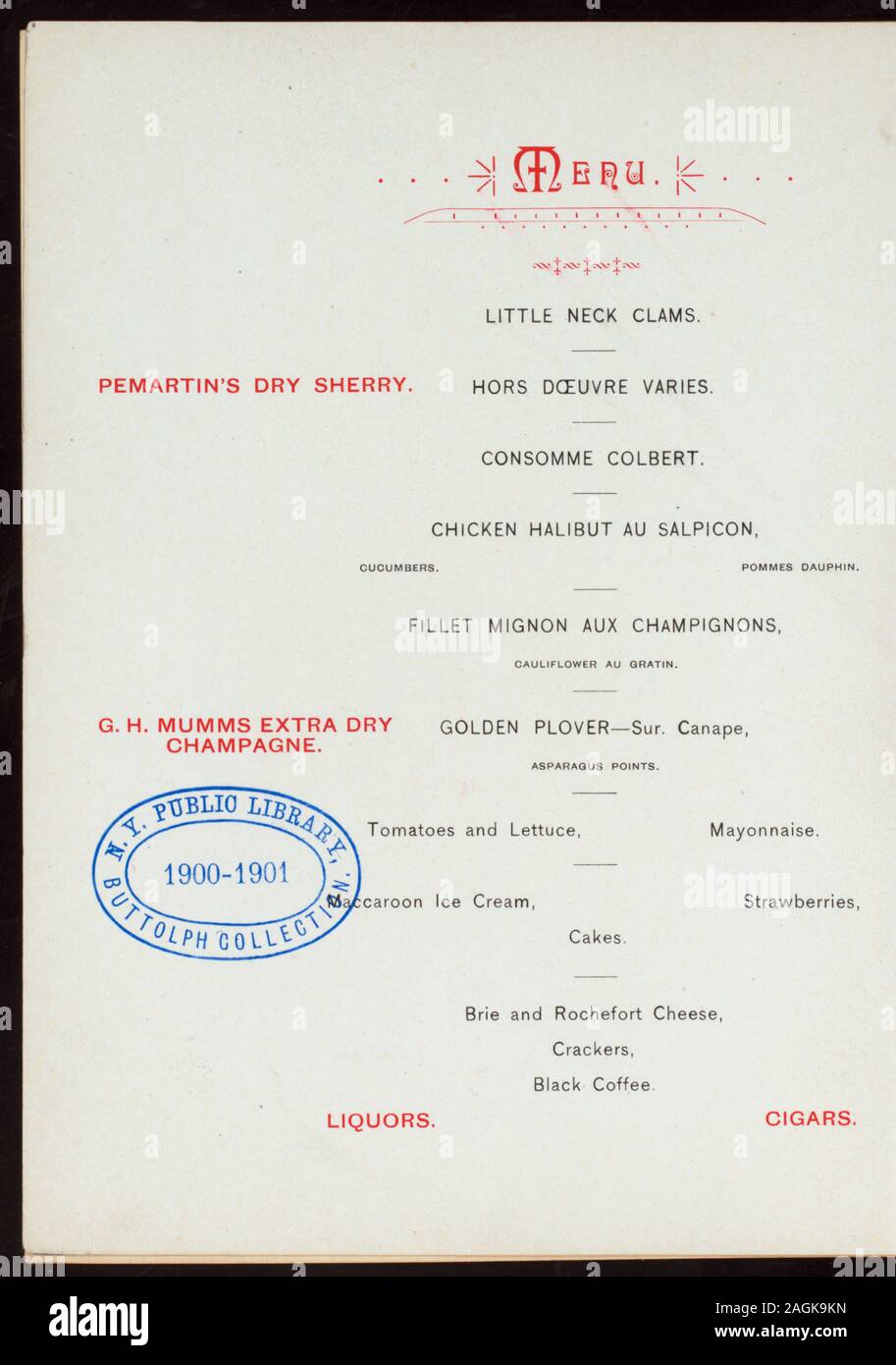 RED WHITE AND BLUE CORD; EAGLE, CANNON, SHIELD; WINES; TOASTS; MUSIC ...