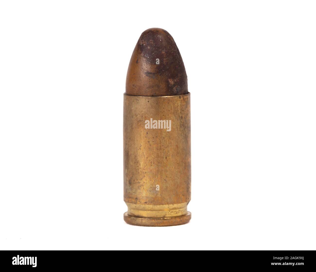 Very old bullet isolated on a white background Stock Photo - Alamy