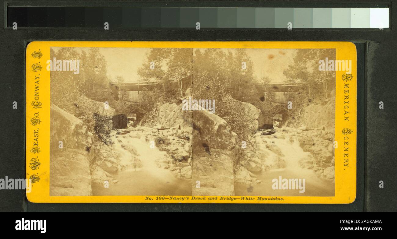 Nancy's Brook and Bridge, White Mountains Nancy's Brook and Bridge ...