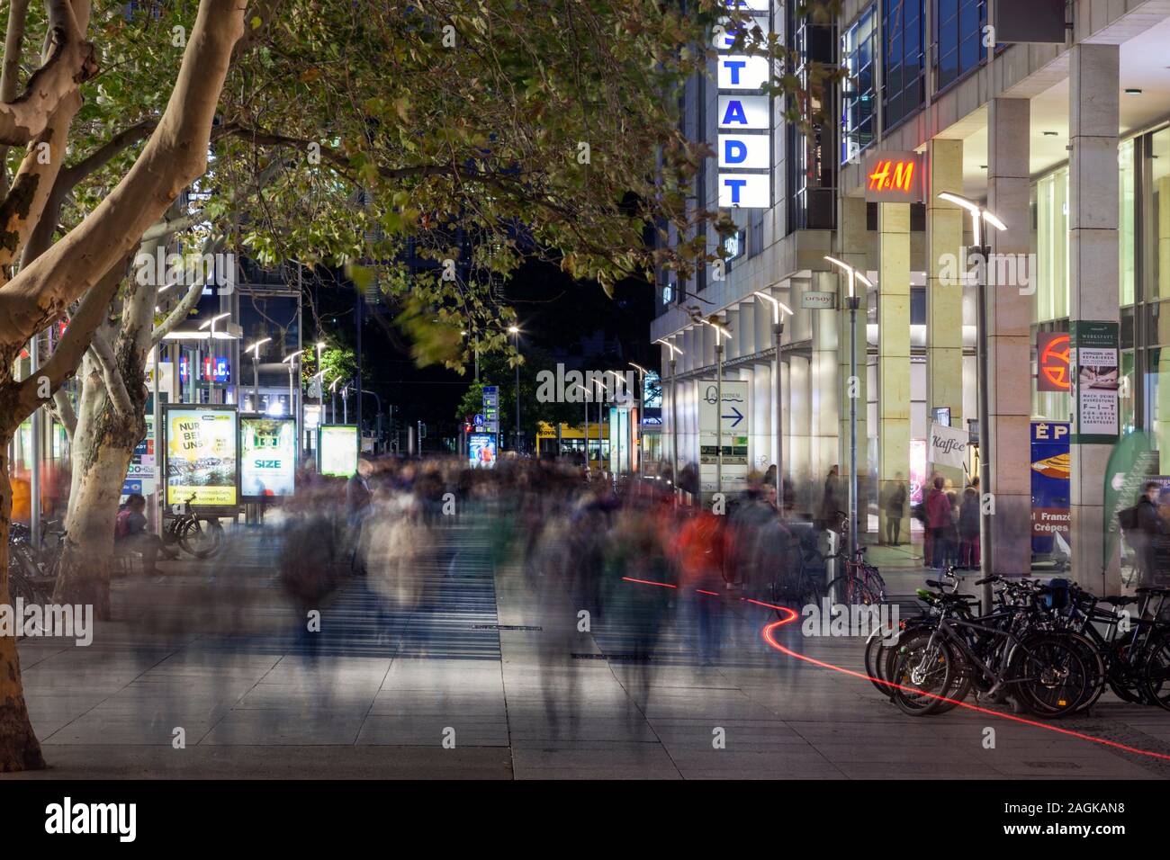 Prager strasse pedestrian area hi-res stock photography and images - Alamy