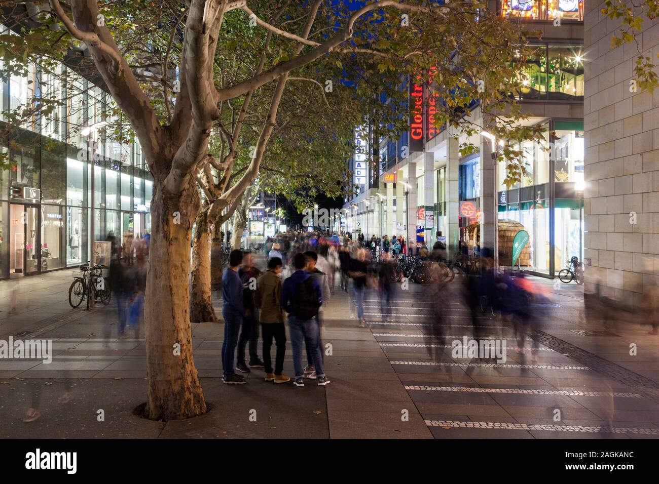 Prager strasse pedestrian area hi-res stock photography and images - Alamy