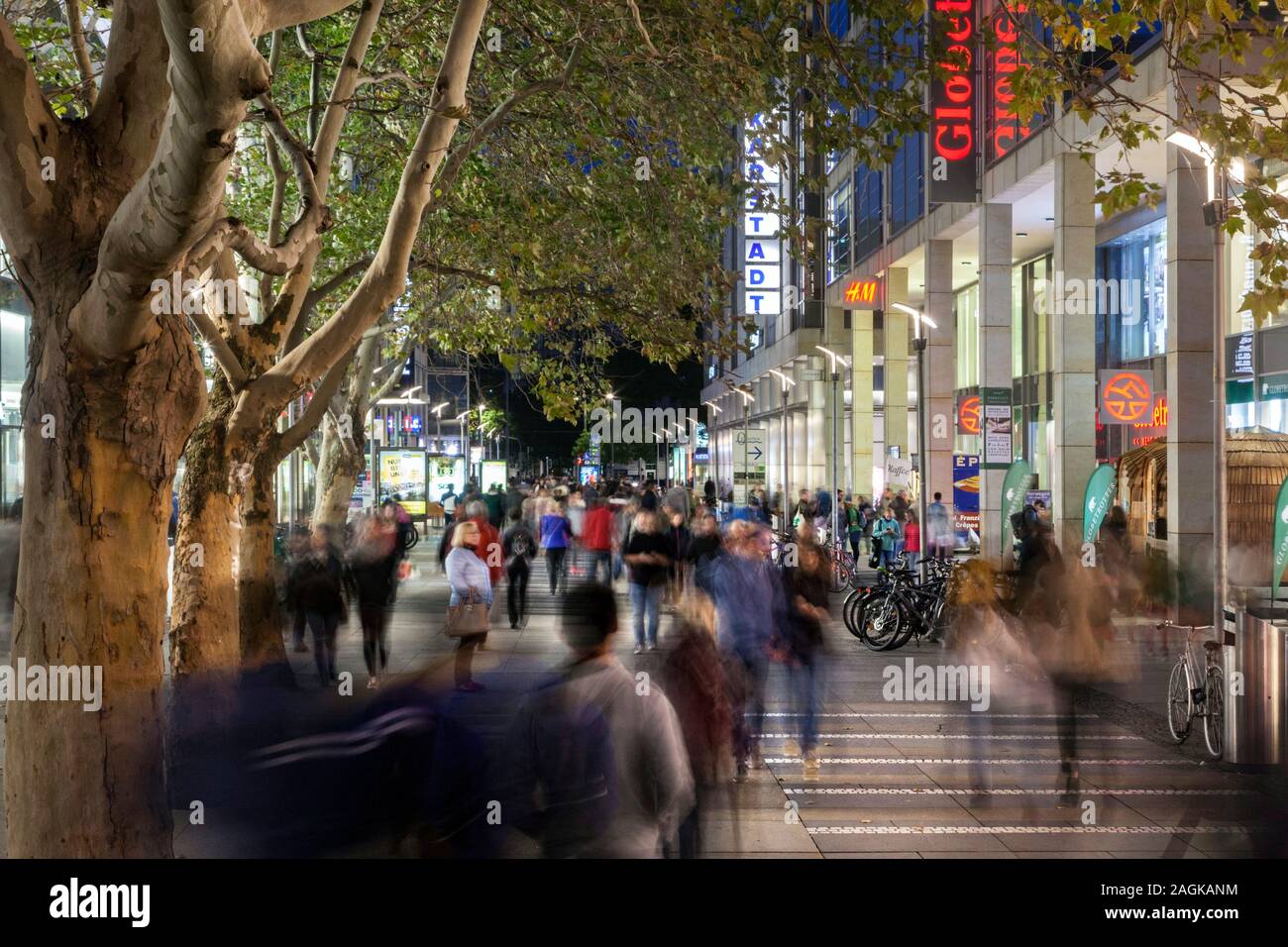 Prager strasse pedestrian area hi-res stock photography and images - Alamy