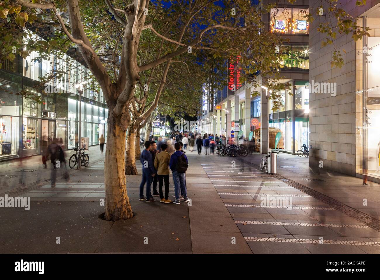 Prager strasse pedestrian area hi-res stock photography and images - Alamy