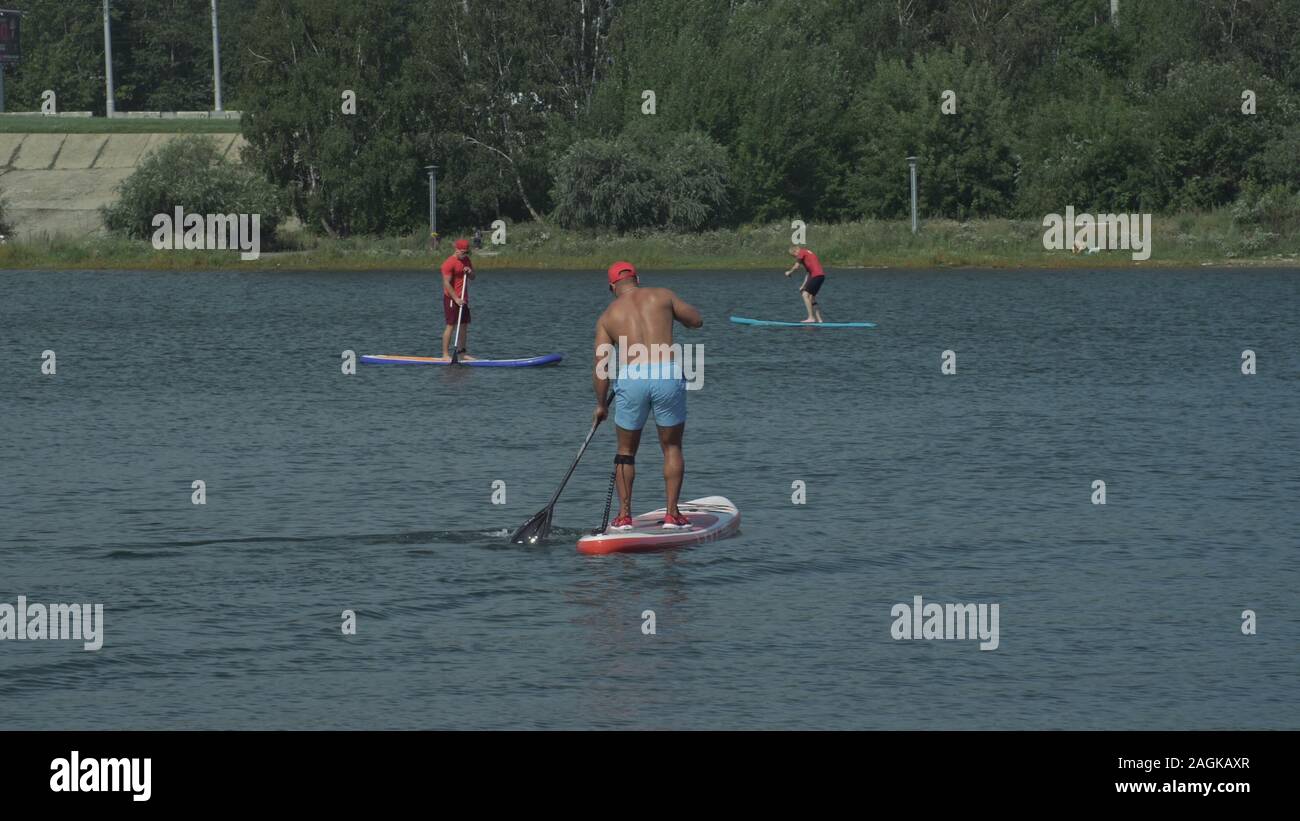 Paddle board racing hi-res stock photography and images - Alamy