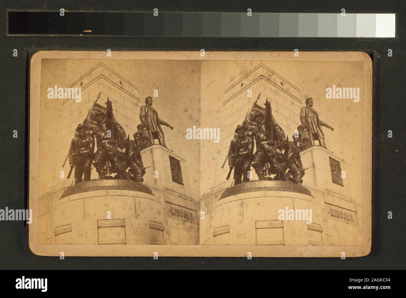 National Lincoln Monument, Springfield, Illinois Infantry group and ...