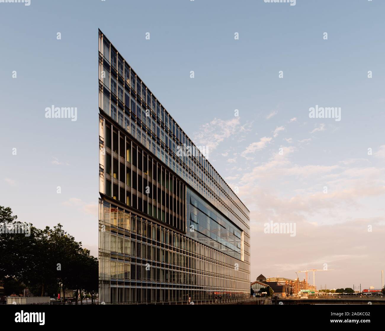 Office building at zollkanal hi-res stock photography and images - Alamy