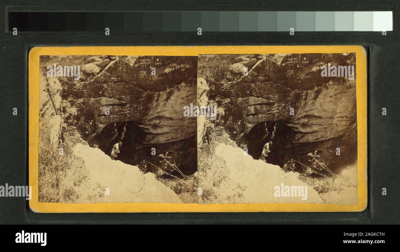 Natural bridge, looking down stream Natural bridge, looking down stream ...