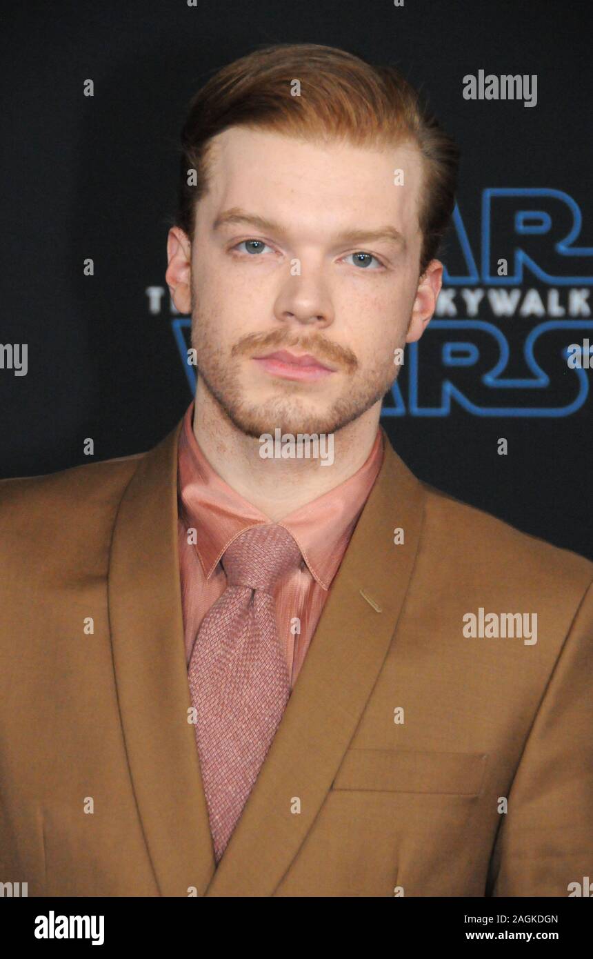 Hollywood, California, USA 16th December 2019 Actor Cameron Monaghan ...