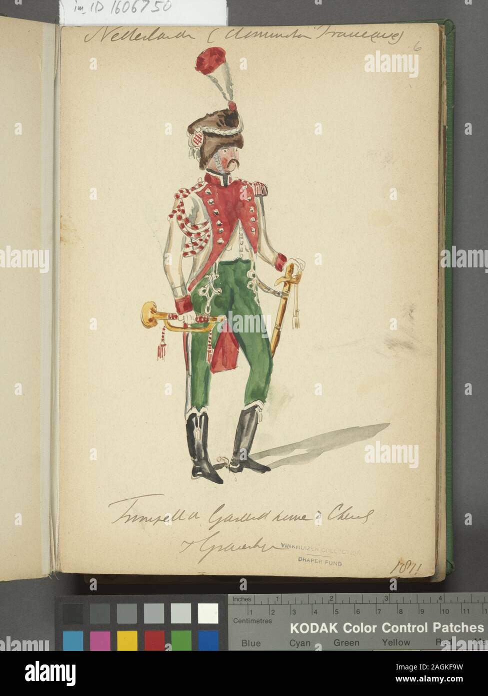 Draper Fund; Netherlands dutch holland soldier, 1811 Stock Photo - Alamy