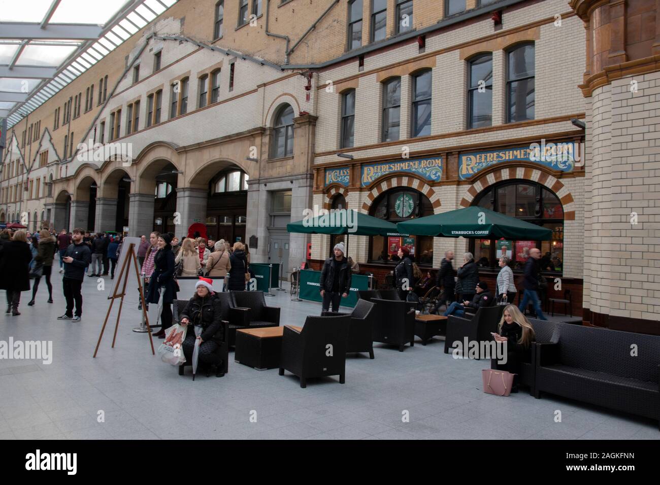 Inside Victoria Station Manchester England 2019 Stock Photo - Alamy
