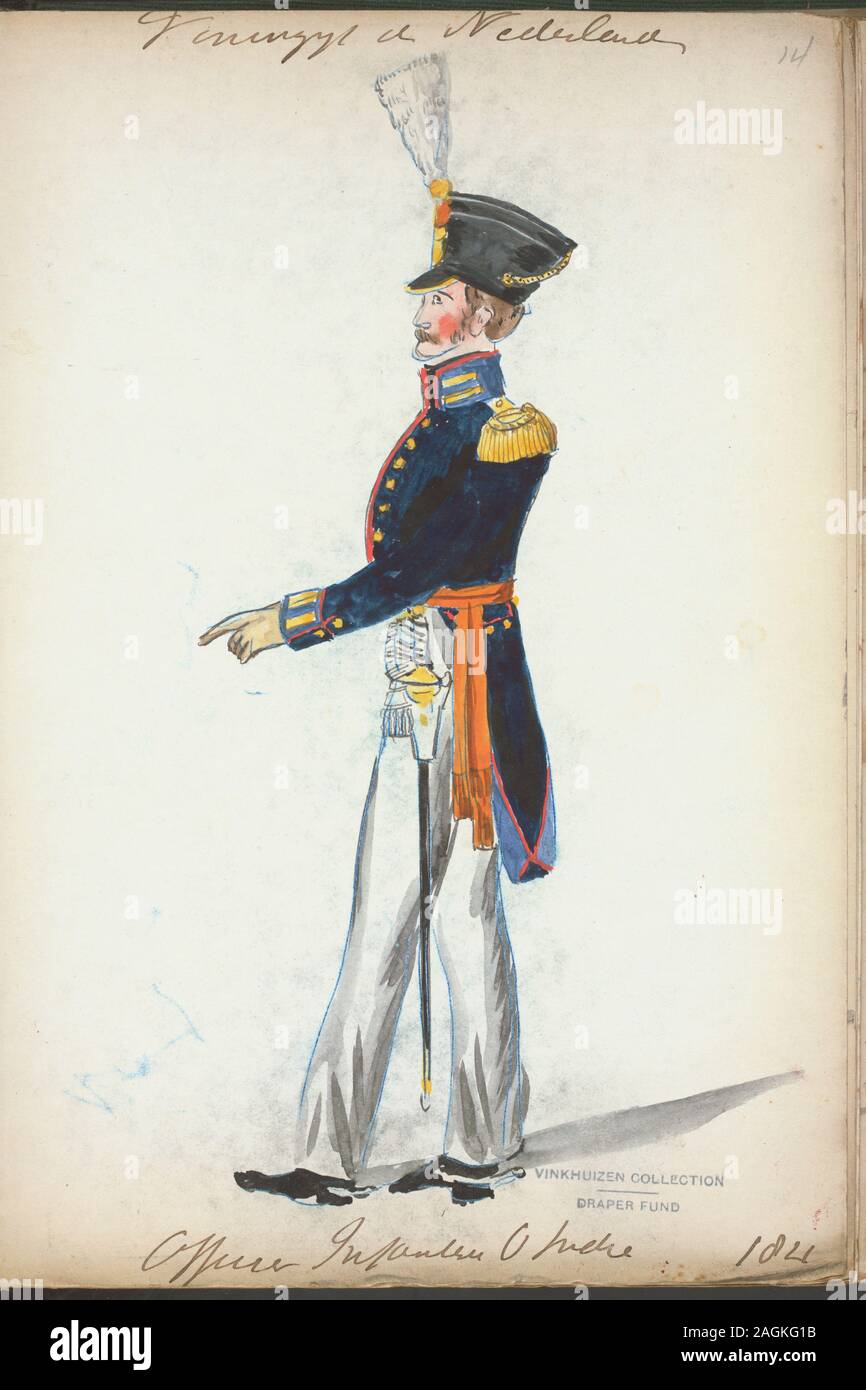 Netherlands dutch holland soldier, 1821 [part 1].; Netherlands dutch ...