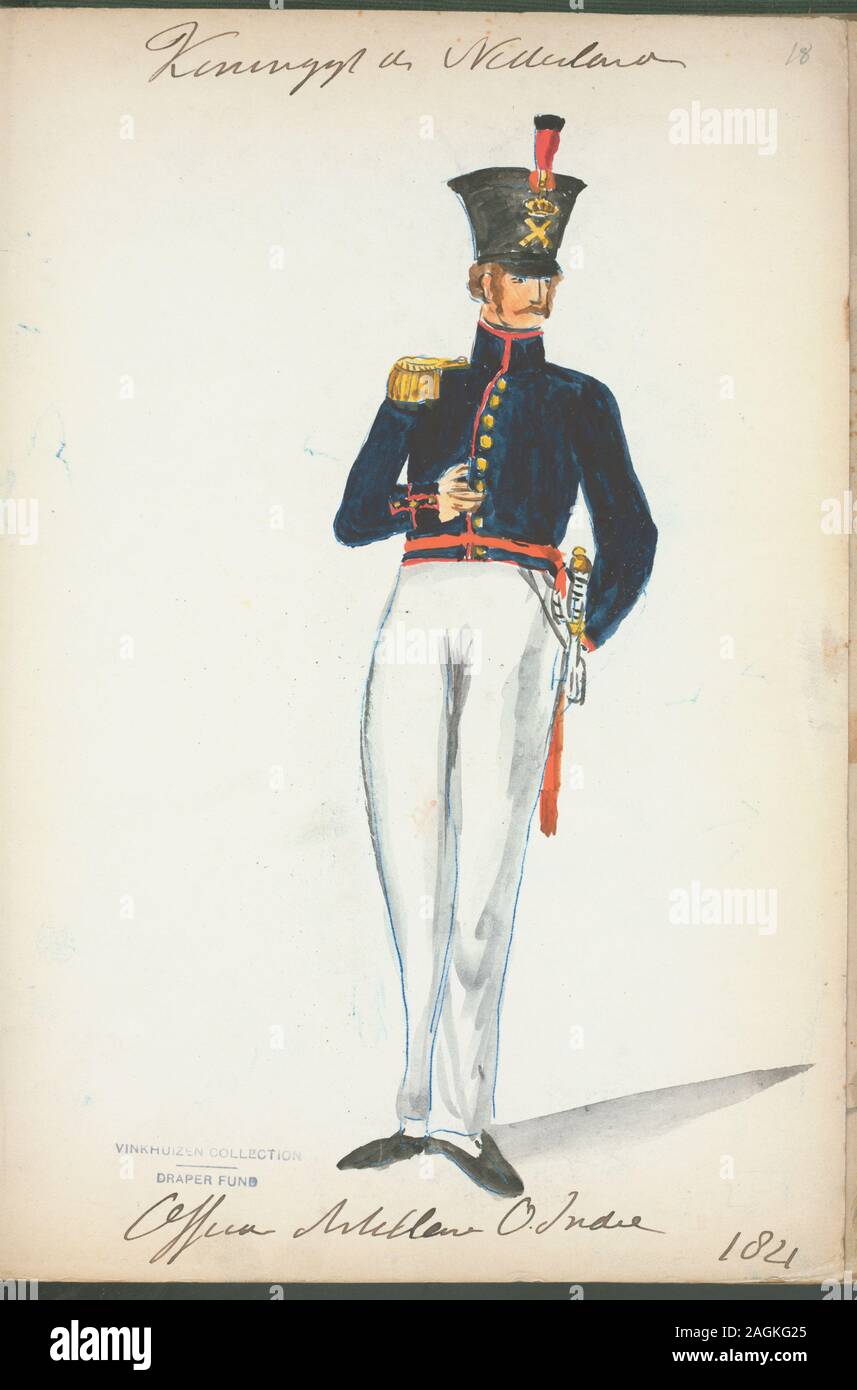 Netherlands dutch holland soldier, 1821 [part 1].; Netherlands dutch ...