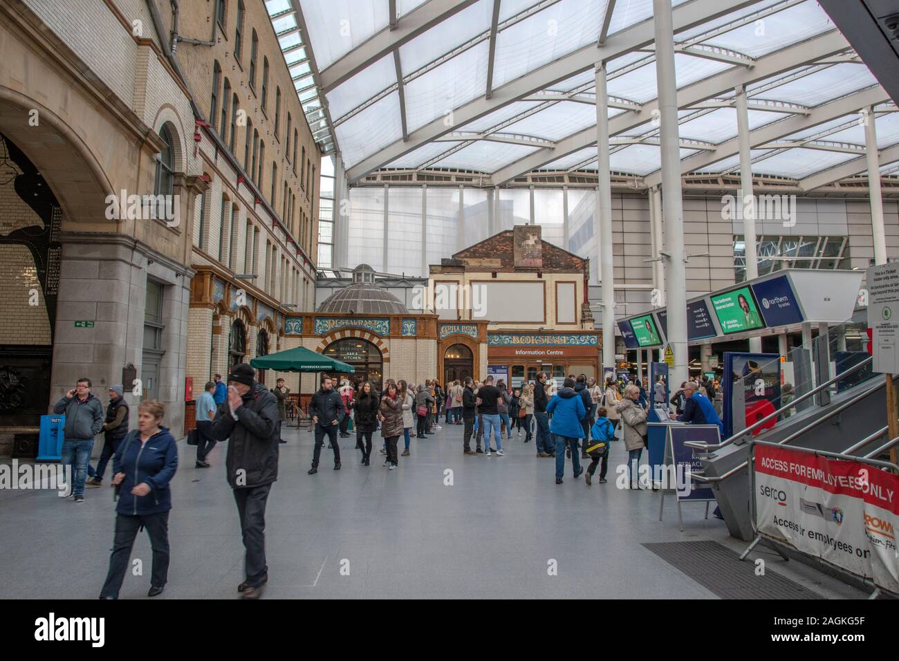 Inside Victoria Station Manchester England 2019 Stock Photo - Alamy