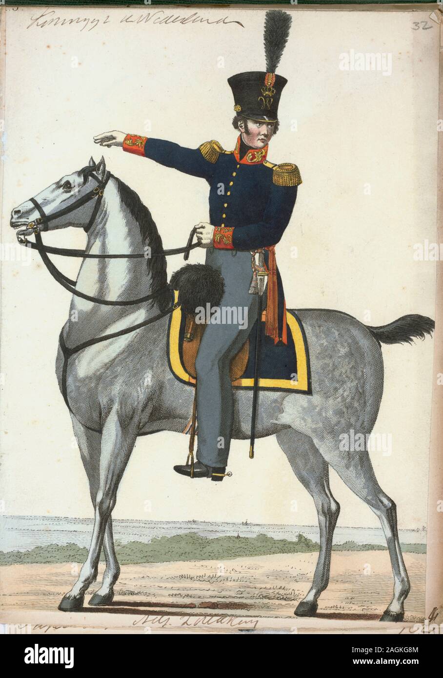 Netherlands dutch holland soldier, 1821 [part 1].; Netherlands dutch ...