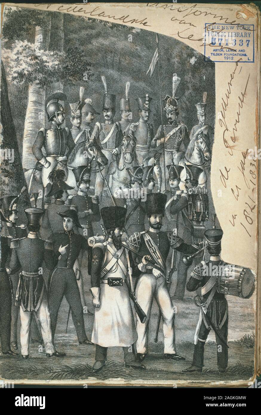 Netherlands dutch holland soldier, 1823 [part 1].; Netherlands dutch ...